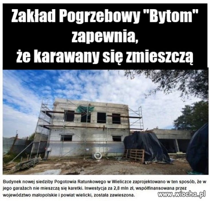 Zakład Pogrzebowy ''Bytom'' zapewnia, że karawany się zmieszczą ...