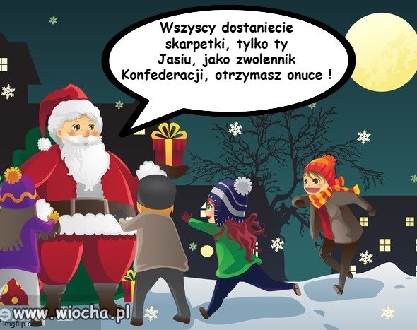 Mikołaj ma napięty budżet, - wiocha.pl absurd 1850506