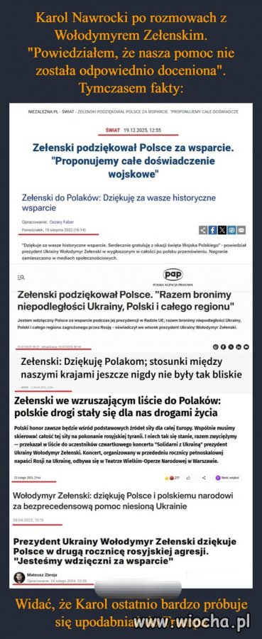 To nie wina prezydenta Ukrainy - wiocha.pl absurd 1850556