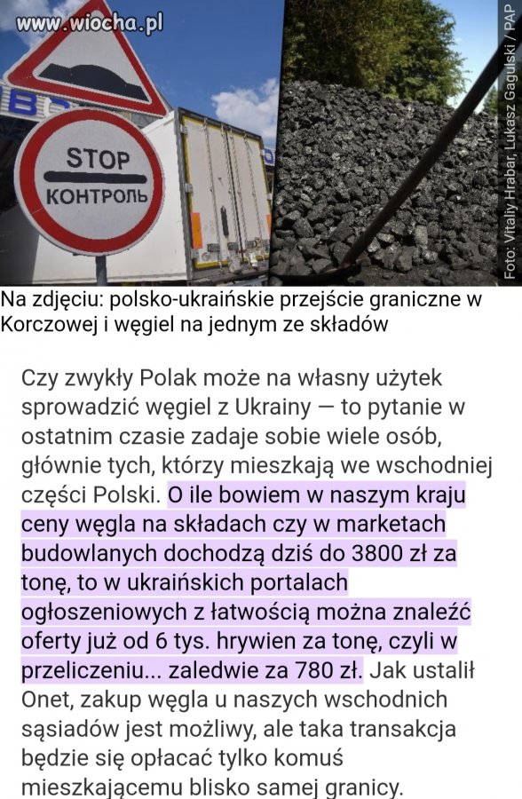 A wy dalej nie macie węgla po 3,5 tys? - wiocha.pl absurd 1731033