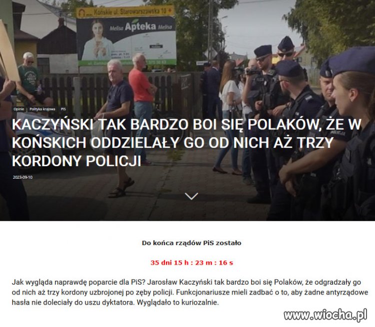 Stypa konwencji PiS w Końskich. - wiocha.pl absurd 1769616