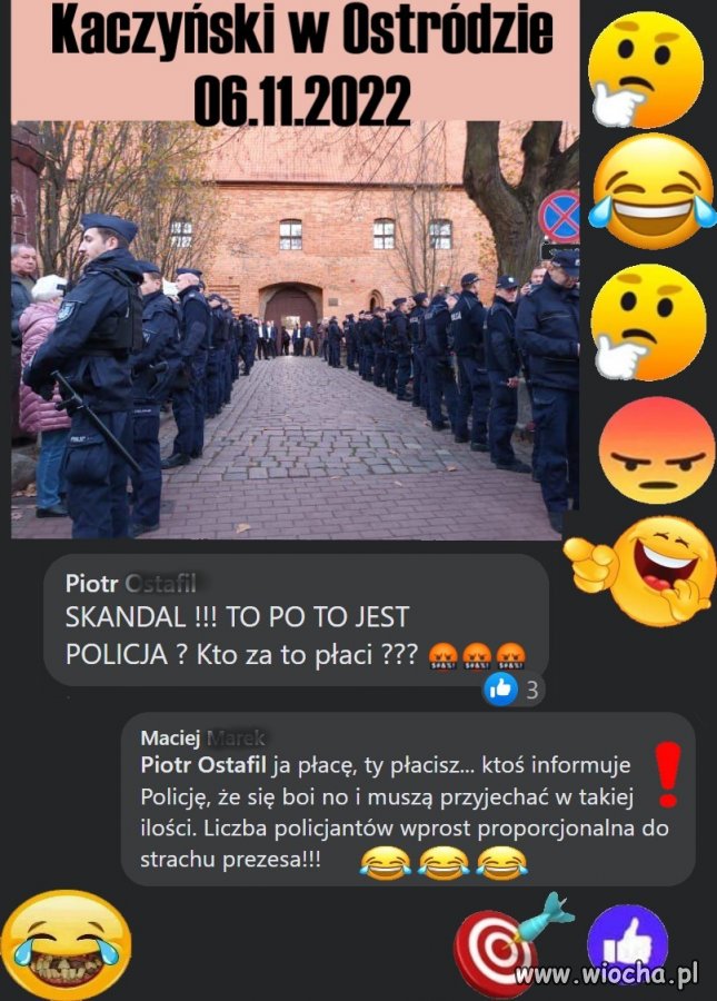 Kaczyński w Ostródzie 06.11.2022 - wiocha.pl absurd 1737371