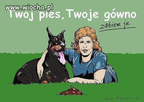 Twój pies twoje gówno - wiocha.pl absurd 273093