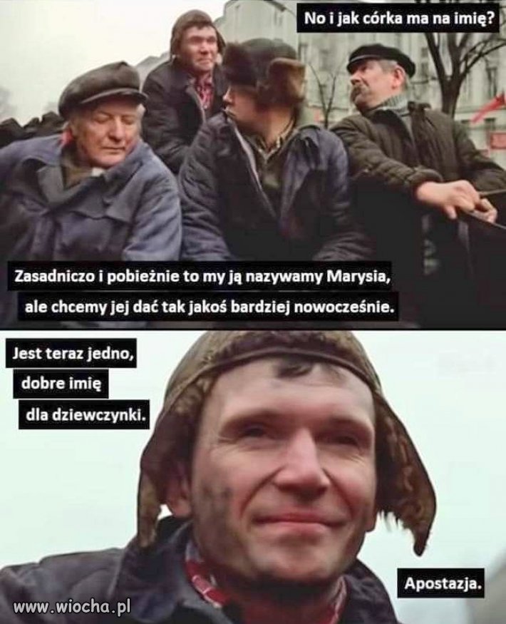 Rozszerzamy kolekcję imion polskich. - wiocha.pl absurd 1737196