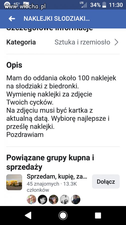 FB słodziaki - wiocha.pl absurd 1593743