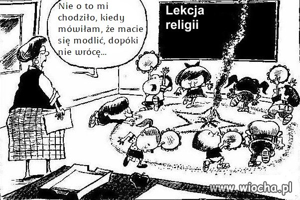 Lekcja religii - wiocha.pl absurd 1586145