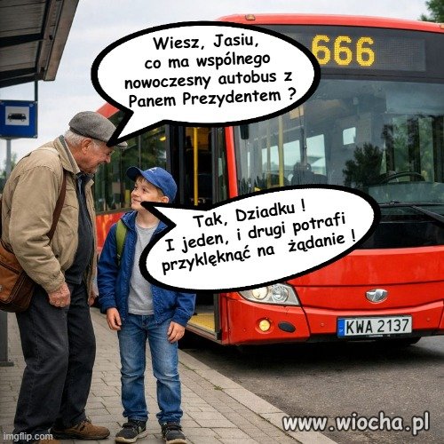 Na szczęście autobus - wiocha.pl absurd 1850923