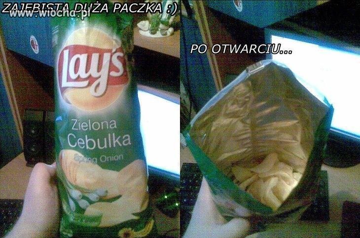 Duża paczka Lays - wiocha.pl absurd 656709