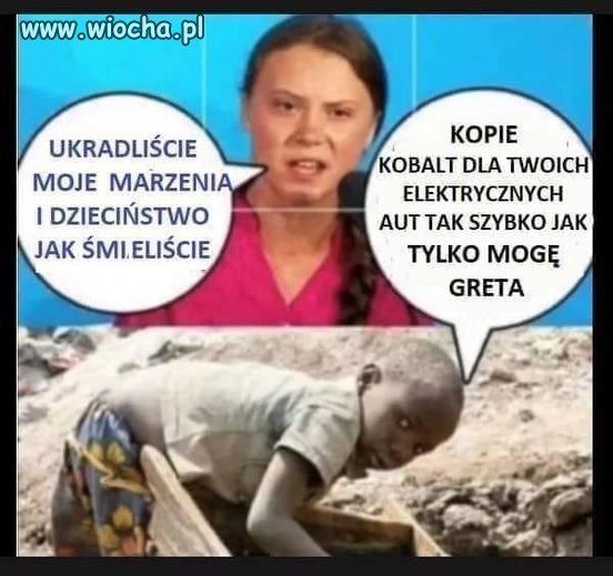 Biedna greta, straciła dzieciństwo - wiocha.pl absurd 1762850