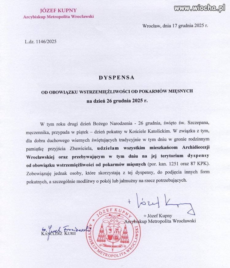 Dyspensa dla mięsożerców. - wiocha.pl absurd 1850400