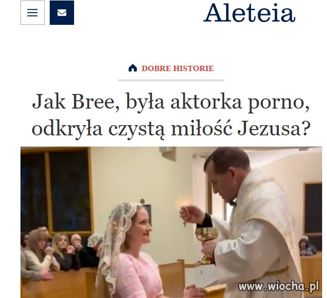 Bree Solstad- była gwiazdka porno została papistką. - wiocha.pl absurd ...