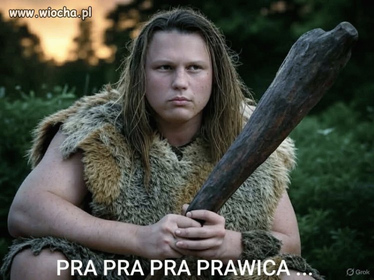 Człowiek pierwotny - wiocha.pl absurd 1825532
