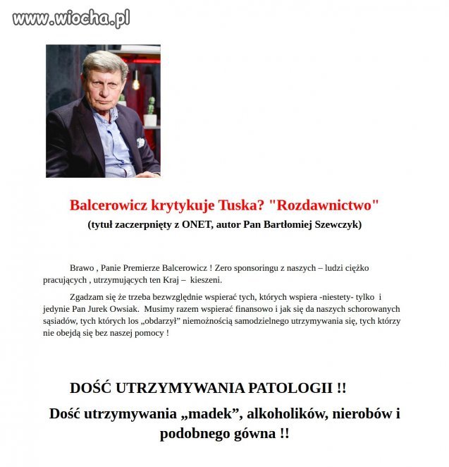 Absurdy użytkownika Andrzej1964dupa w poczekalni - Strona 1 - Wiocha.pl