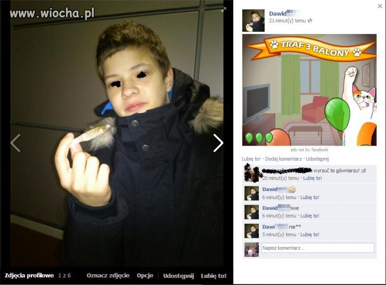 Trzynastolatek i lans na zioło na fb - wiocha.pl absurd 783524