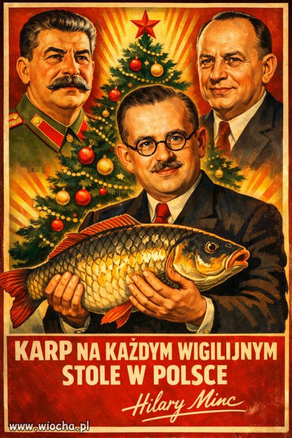 Zwyczaj jedzenia w Wigilię karpia - wiocha.pl absurd 1850606
