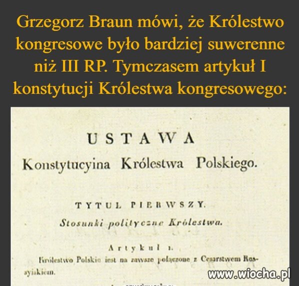 Są dziś tacy, którzy chcieliby zapisać w konstytucji, że Polska ma być ...