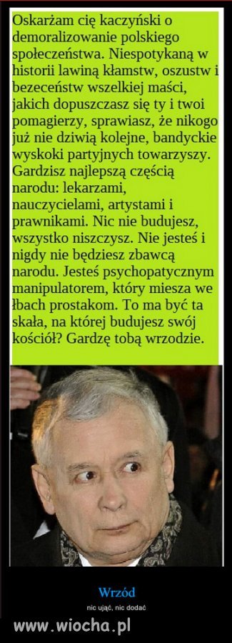 Wrzód na zdrowym ciele narodu, razem z sekta kościoła! - wiocha.pl ...